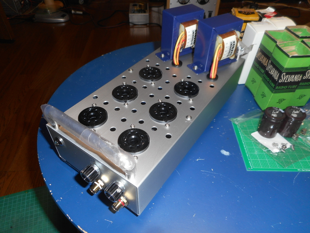 50L6GT SIPP アンプの製作3 部品取り付け - mosukeのオーディオ
