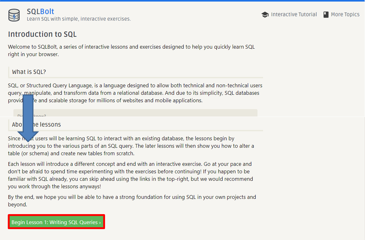 【SQL練習】SQL Bolt - ろくろ猫のブログ