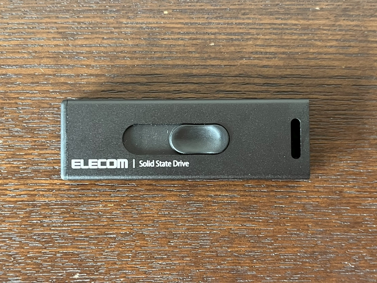 ELECOMの小型スティックSSDを買ってみた。 - roricaの殴り書き板。