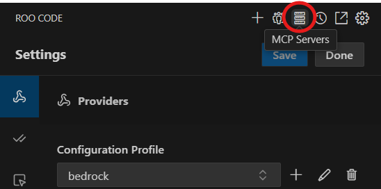 VSCode から Roo Code を介して MCP Server にリクエストする - set setting reset