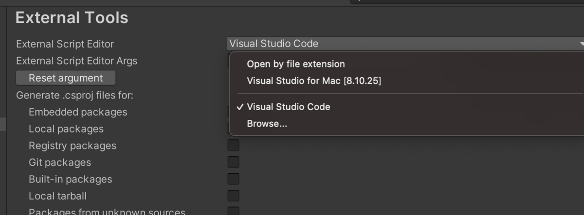 【Unity】UnityのエディタをVSCodeに設定する手順(Macの場合) - ルルのゲーム開発備忘録