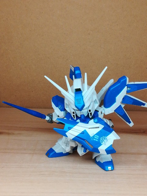 ガンプラBB戦士ハイニューガンダムちょい塗装、墨入れ - rx-010