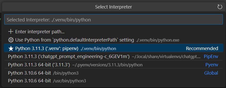 【VSCode】WSL2 + VSCode + pyenv + pipenv 環境を自分なりに構築してみた 【pipenv】 - うどん県出身グーナーの呟き