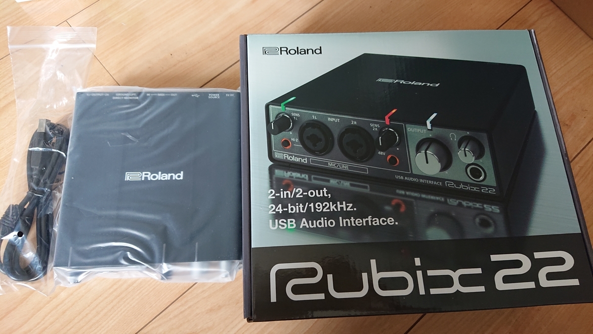 Roland Rubix22 USBオーディオ・インターフェース - ryokamizuhara’s diary