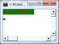 Win32API コンソールの前景色、背景色を設定する SetConsoleTextAttribute - s-kita’s blog