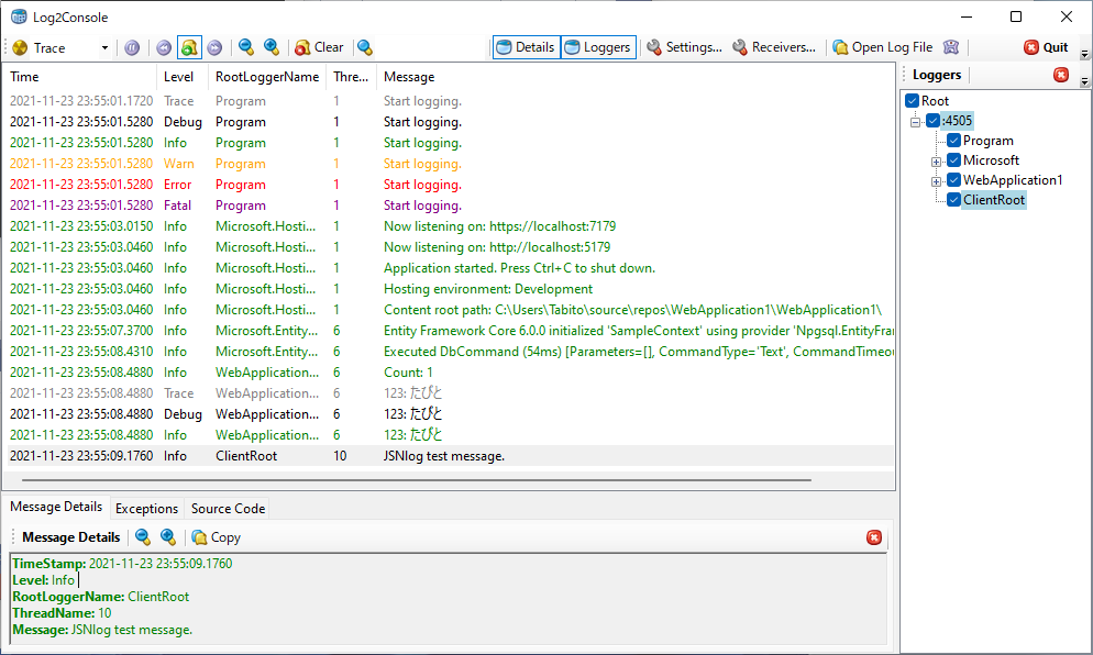 .NET 6 Minimal API入門：Startup.csなしでNLog, JSNLog, PostgreSQL (EF Core) を設定する全手順 - 砂漠の旅人(たびと)