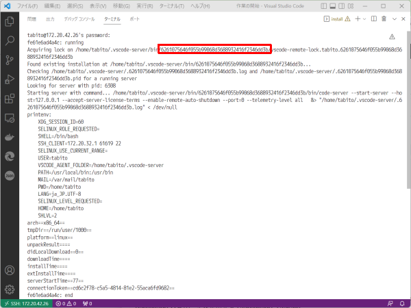 【VS Code】Remote-SSH接続が失敗する原因と解決法：プロセスkillから.vscode-serverの削除まで - 砂漠の旅人(たびと)｜新天地：たびとの旅路