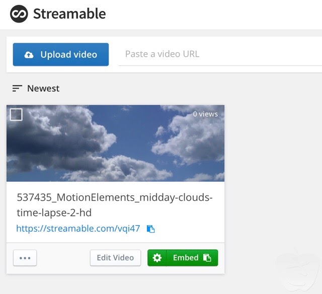 はてなブログに動画を載せるために：「Streamable」の使い方 - さかつれづれ