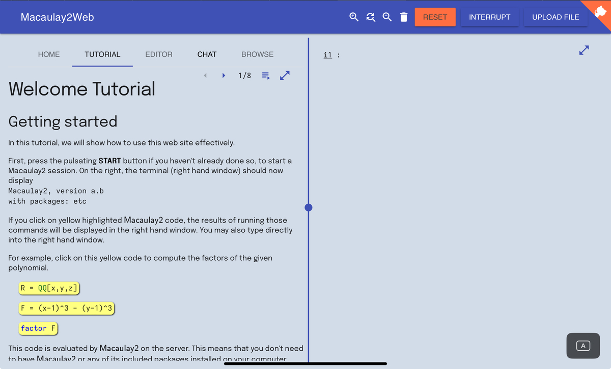 代数幾何の計算機「Macaulay2」を使ってみた - 数学ノート