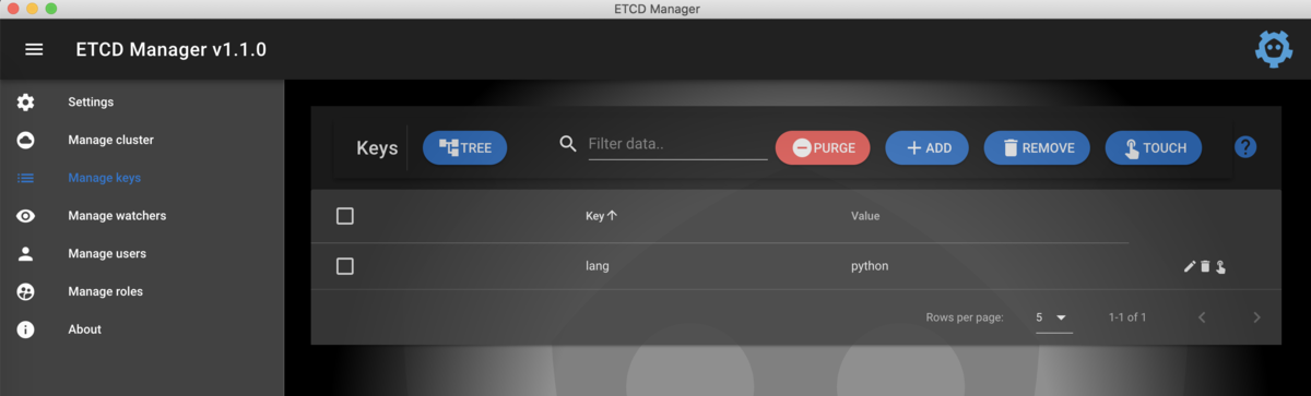 redisとetcdをコンテナとして起動してPythonやGUIから使ってみる - sagantaf