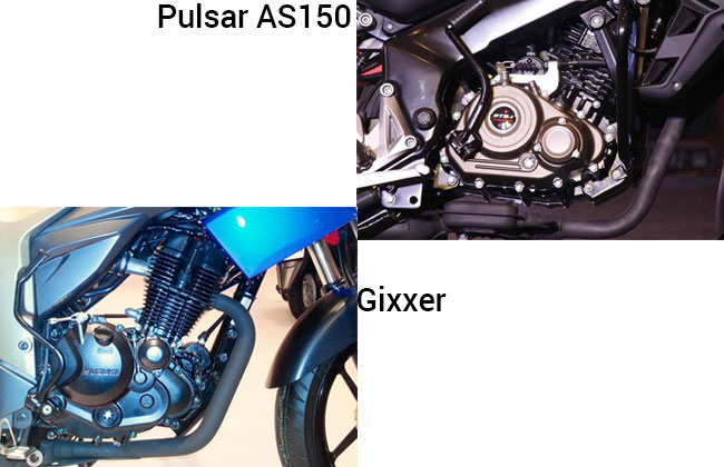 Bajaj Pulsar AS150 vs Suzuki Gixxer - 2019 New Bikes in India