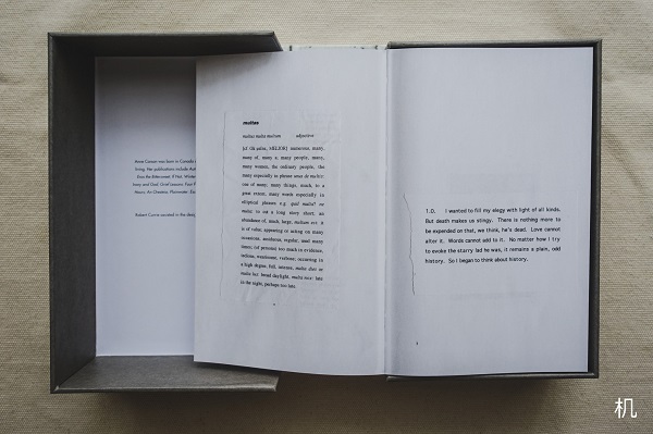 ANNE CARSON NOX - 変幻自在ブックス