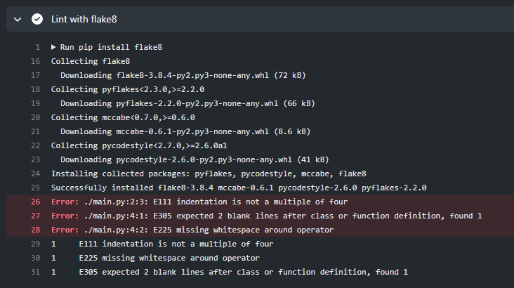 【R&D DevOps通信】GitHub Actions の Problem Matchers でコード中に注釈を入れる (flake8を例に) - Sansan Tech Blog