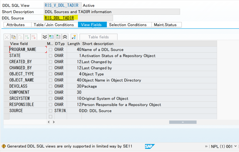 【ABAP】SQL – データベースビューとCDSビューの違い - sapdev’s diary