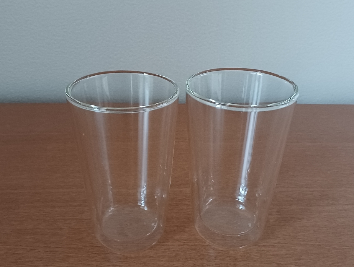 standardproducts(スタンダードプロダクツ)の軽くてスッキリした見た目の「ダブル耐熱ガラスコップ(ダブルウォールグラス)」を購入 ...