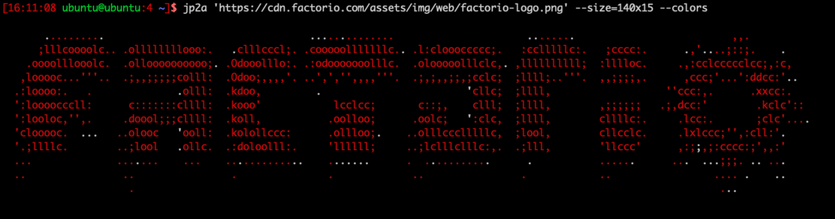 今日のターミナル遊び | figlet と jp2a と /etc/motd - sashimi4’s diary