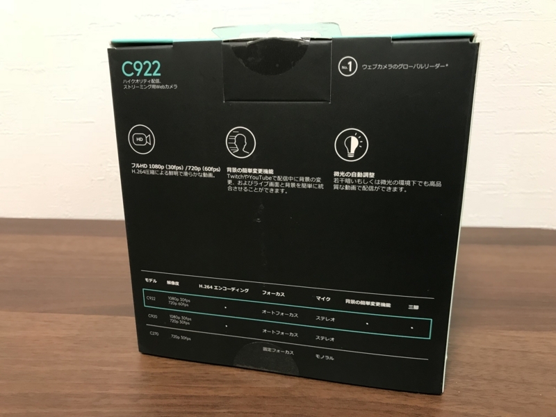 【レビュー】Logicoolの人気Webカメラ『C922』を試してみた！720p60fps時の画質比較も！ - さっさん部ログ