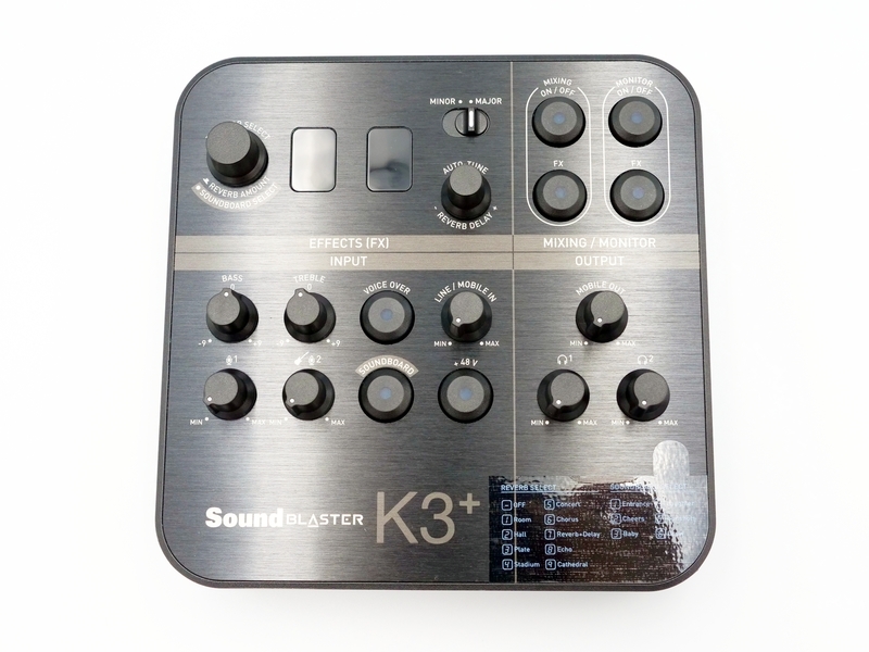 【Sound Blaster K3+ レビュー】AG03超え！？CreativeのUSBオーディオインターフェースが超多機能でドライバいらず ...