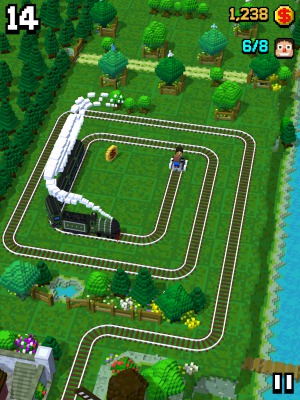 Tracky Train：列車より前に線路を紡げ！クロッシーロード系の良作 - スマホゲーム空間 ～iPhoneアプリのレビューと攻略～