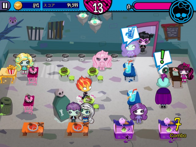 Monster High Minis Mania：ポップでキュートなモンスター女性のオシャレなレストラン経営 - スマホゲーム空間 ...