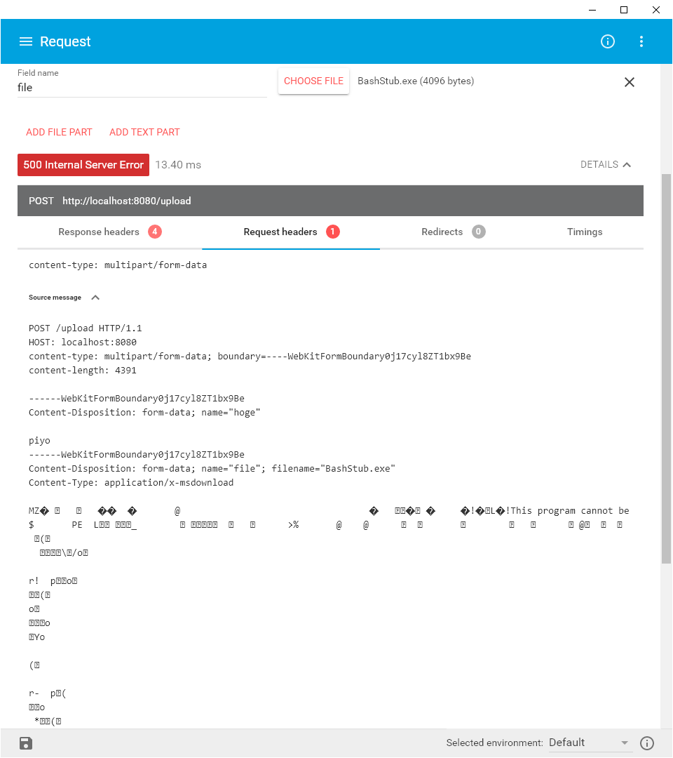 バイナリファイルをアップロードするときのエンコーディング - Lazy Diary @ Hatena Blog