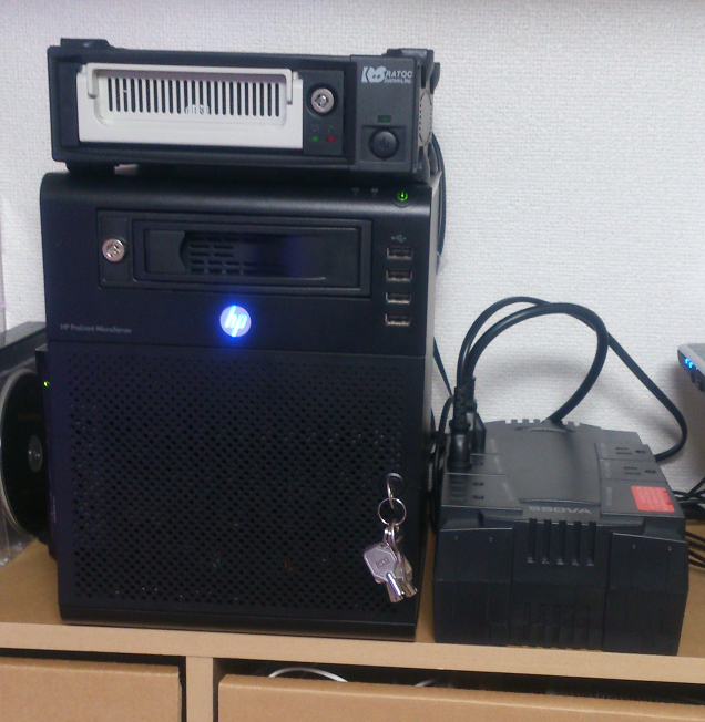 HP ProLiant MicroServer N40Lでしたこと - satopyoの日記