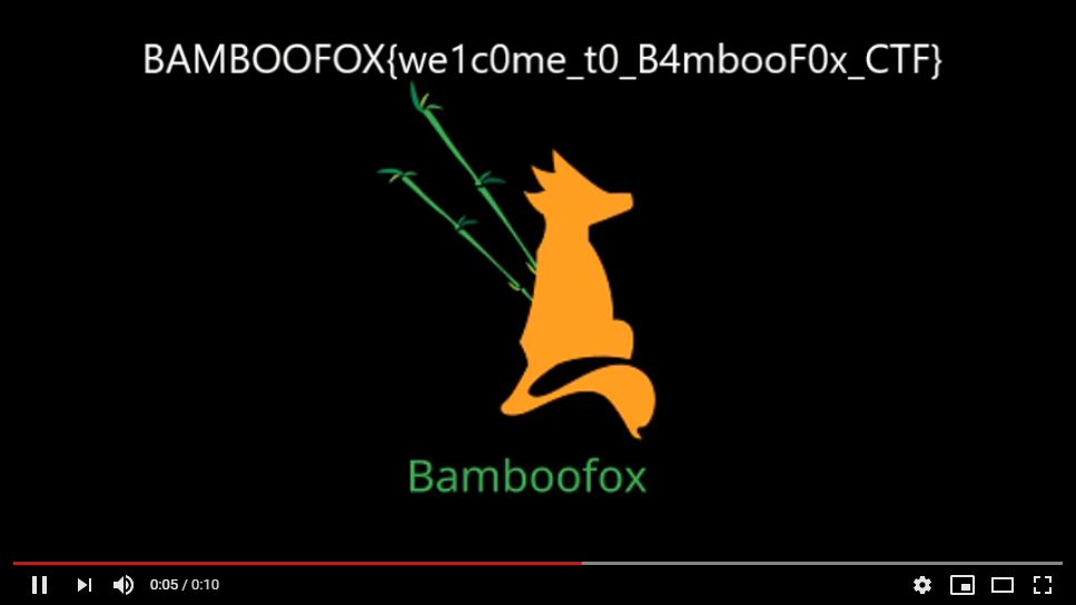 BambooFox CTF Writeup - よっちんのブログ