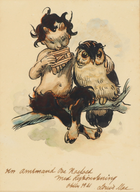 ルイス・モー Louis Moe - 牧神の絵画