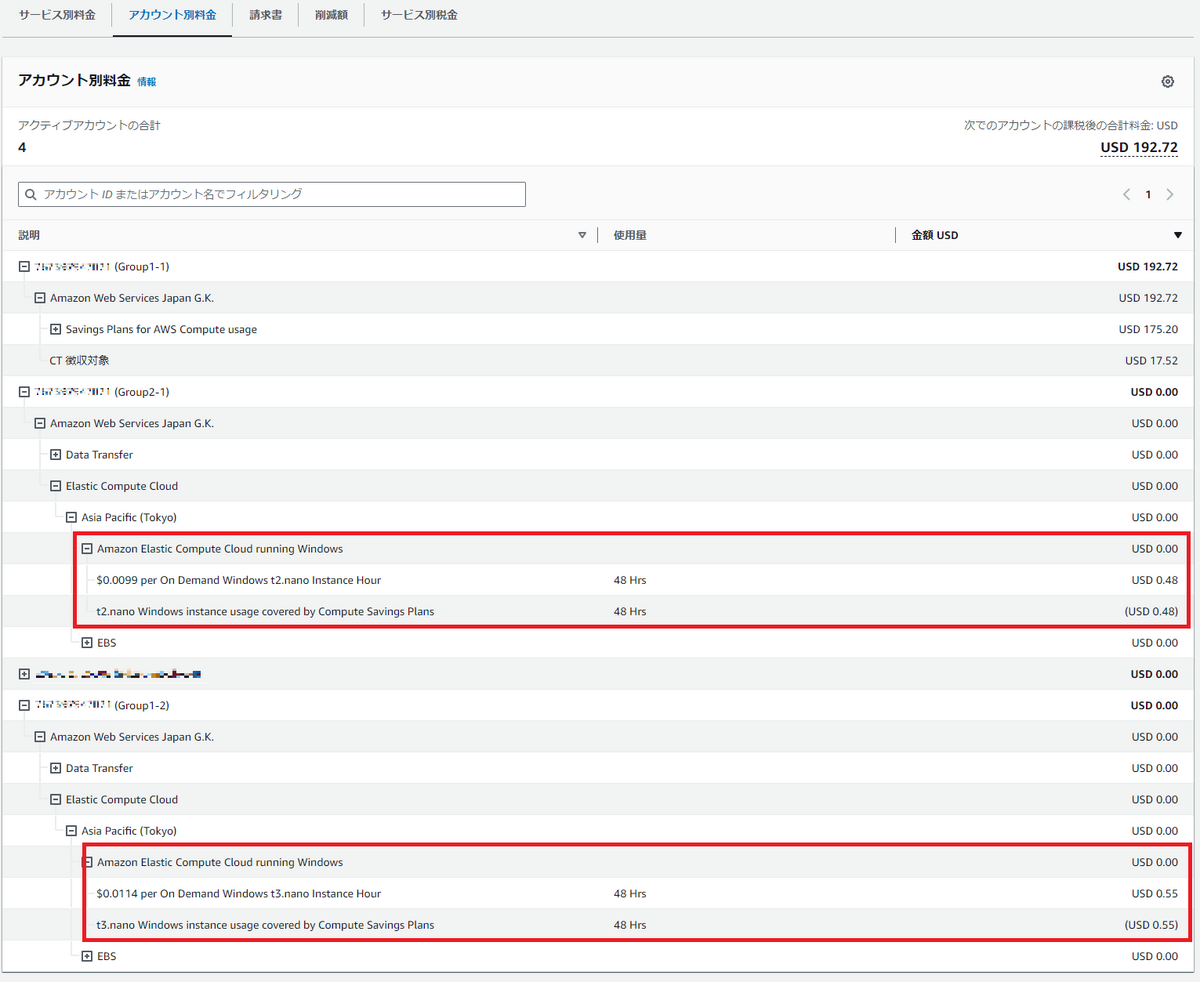 AWS Billing Conductor＋Savings Plansの請求運用方法 - 顧客フロントSEのIT勉強ブログ