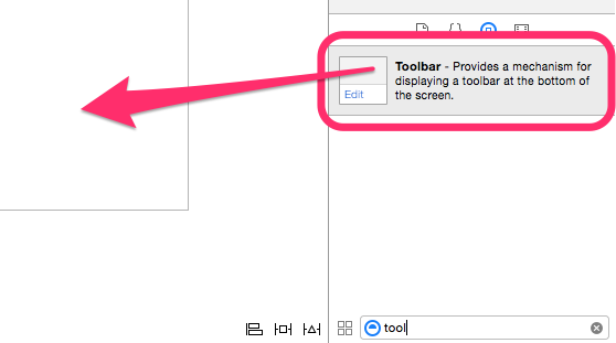 ViewControllerにUIToolbarを配置 - 開発メモ