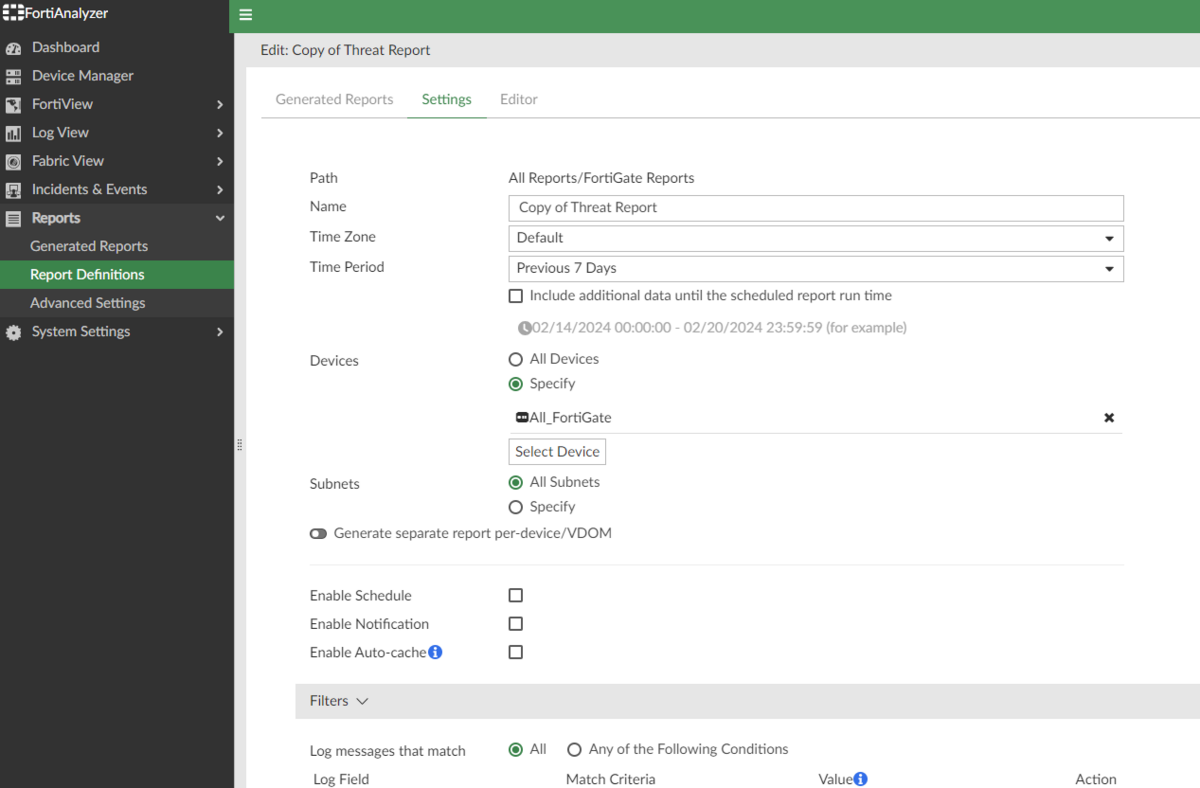 FortiAnalyzer - FortiGateの設計/設定ガイド