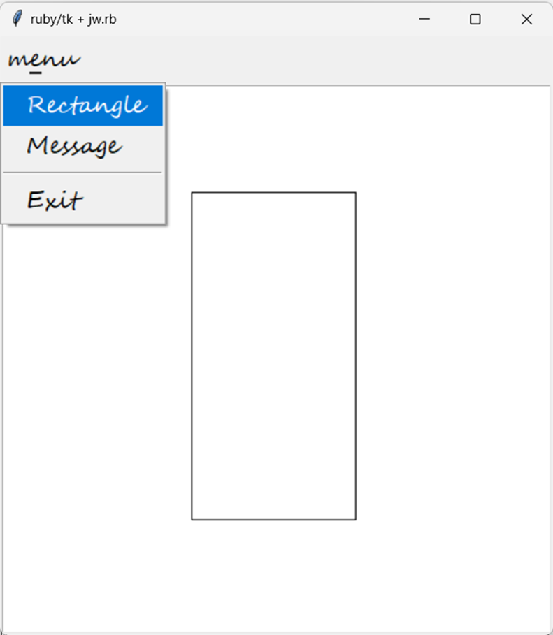 jw_cad 外部変形 － (261) ruby/tk(toplevel,message,frame,menu,menubutton) － - seenlite’s blog