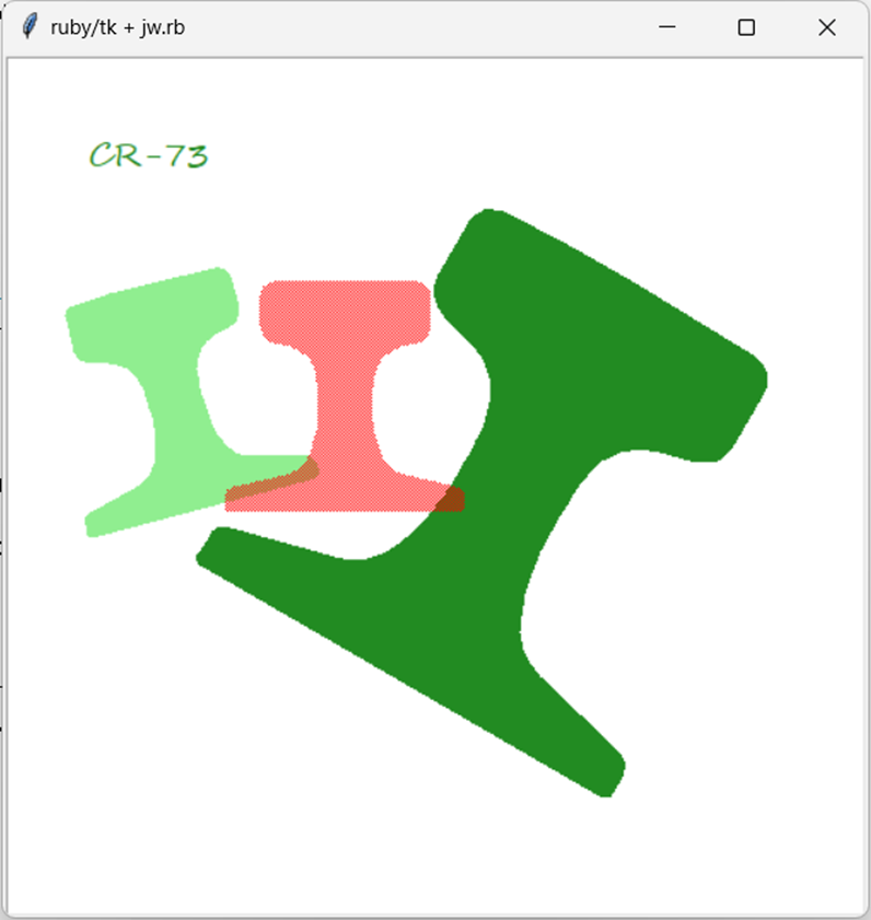 jw_cad 外部変形 － (308) ruby/tk(クレーンレール) － - seenlite’s blog