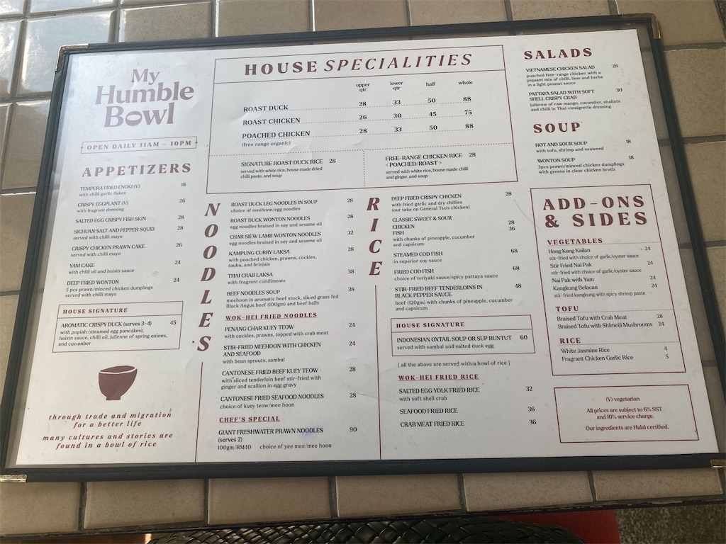 中茶) My Humble Bowl @ Taman Tunku - またマレーシアに住むらしい。今度は猫も。