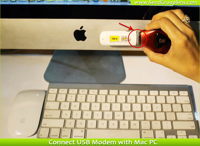 How MAC OSX works with Idea NetSetter USB Modem to Send Group Messages ...