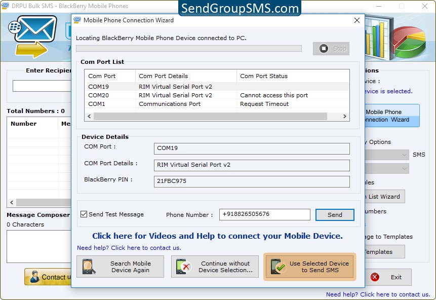 Easy to broadcast SMS globally from PC to mobile using Bulk SMS ...