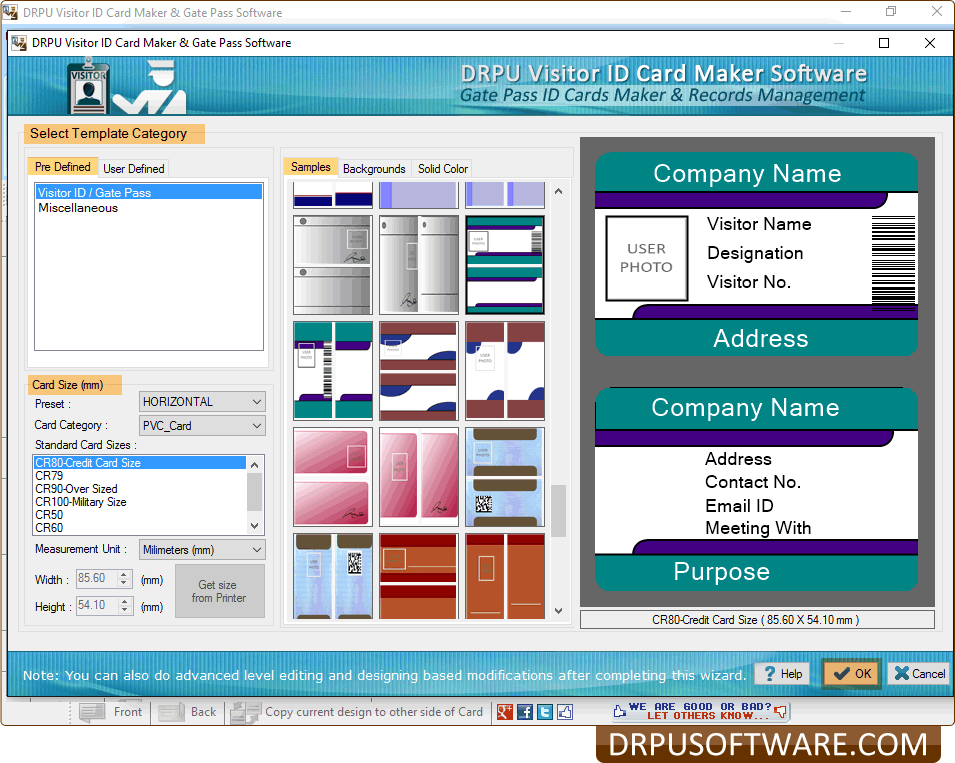 How to generate photo ID cards and gate pass for visitors and manage ...