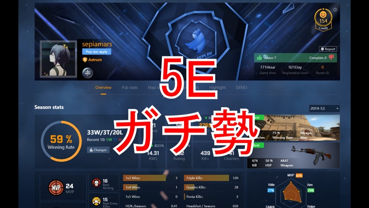 5ewinガチ勢【日記】 - SepiaMarsブログ