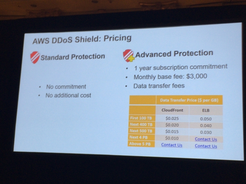 【re:Invent 2016】【レポート】[SAC322] AWS Shield -Managed DDoS Protection- - サーバーワークスエンジニアブログ