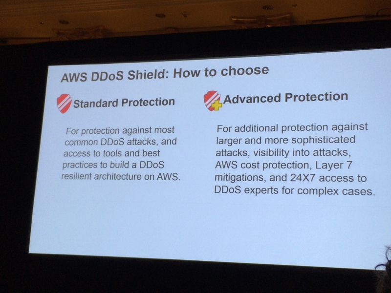 【re:Invent 2016】【レポート】[SAC322] AWS Shield -Managed DDoS Protection- - サーバーワークスエンジニアブログ