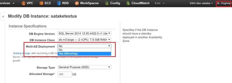 遂にRDS for SQL ServerのMulti-AZが東京リージョンで利用可能になりました - サーバーワークスエンジニアブログ