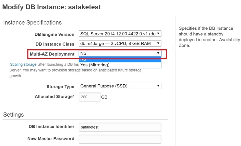 遂にRDS for SQL ServerのMulti-AZが東京リージョンで利用可能になりました - サーバーワークスエンジニアブログ