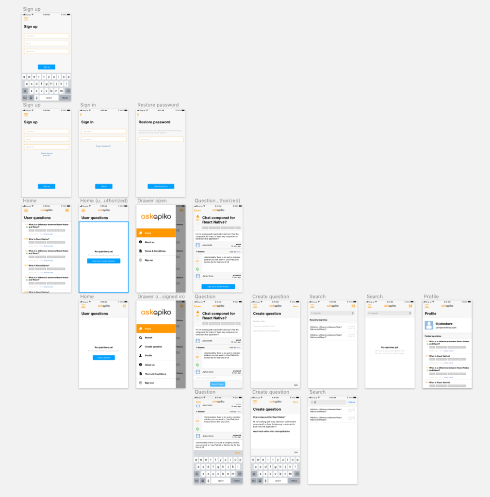 7つのReact Nativeオープンソースアプリ 比較表 - KitchHike Tech Blog