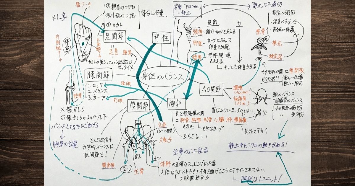 筆者の作成したメモリーツリーノート