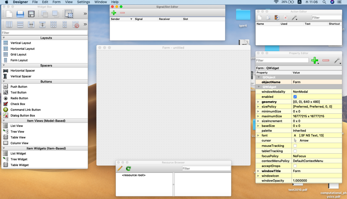 python + qt designer の使い方メモ - shangtian’s blog