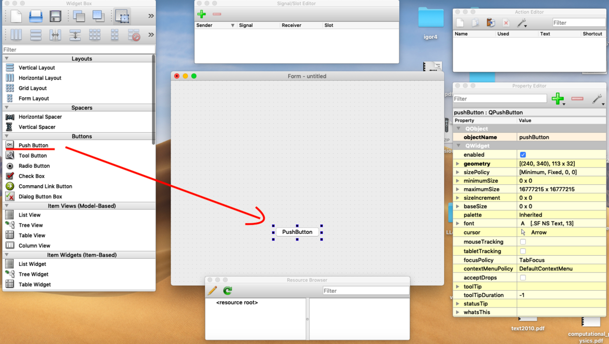 python + qt designer の使い方メモ - shangtian’s blog