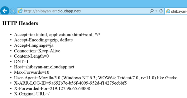 Application Request Routing (ARR) を使う場合に必ず設定しておきたい項目 - しばやん雑記