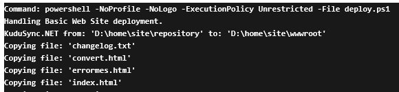 Kudu のデプロイスクリプトを PowerShell で書き直してみた - しばやん雑記