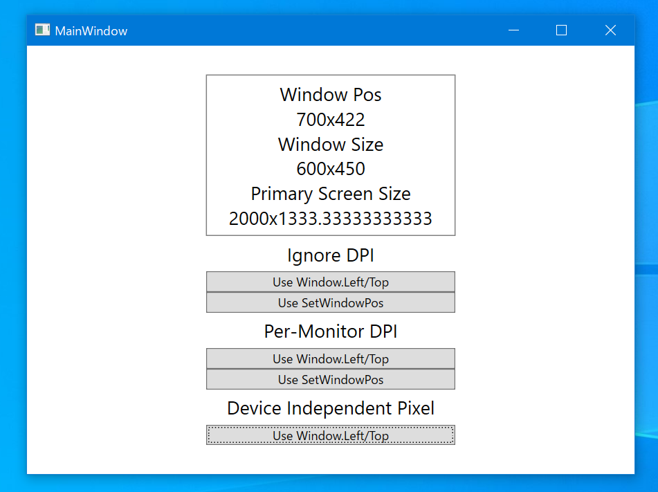 Per-Monitor DPI 環境下で WPF の Window 位置を調整する - しばやん雑記