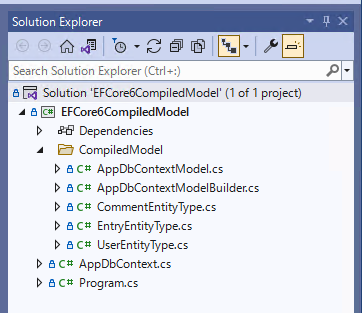 Entity Framework Core 6 の Compiled Models を試した - しばやん雑記